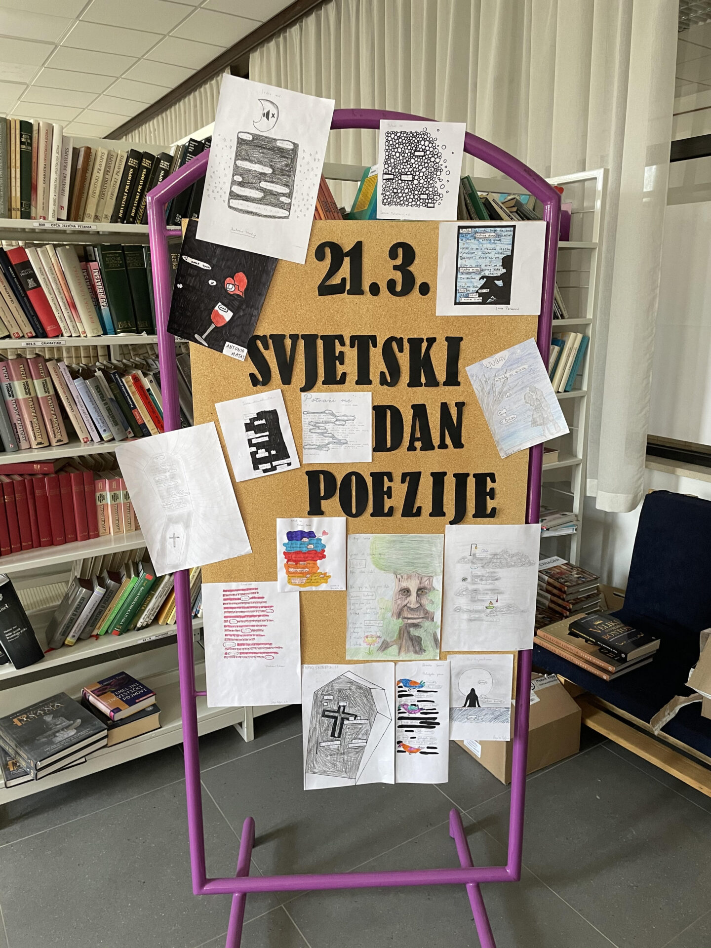 Svjetski dan poezije 21. ožujka - Gimnazija i strukovna škola Jurja Dobrile Pazin